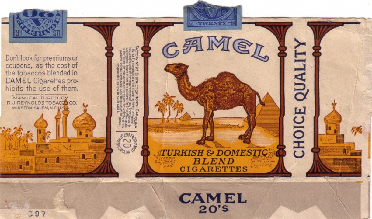 Algunas curiosidades del diseño de las cajas de Camel que posiblemente ...